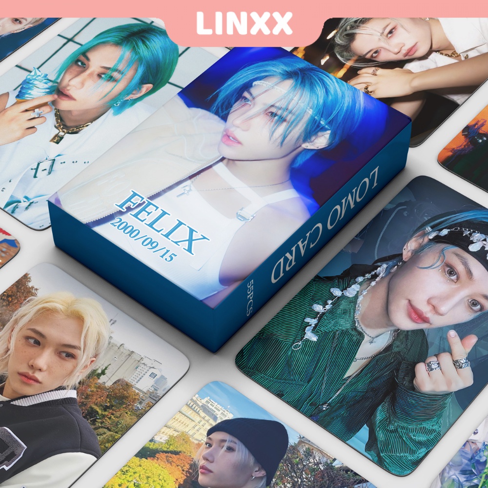 LINXX 55 Pcs Stray Kids Felix Album Lomo Card Kpop Photocards Postcards ...