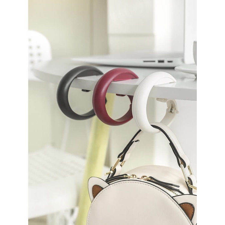Table Side Hanging Hook Removable hook Student hanging bag hook No ...