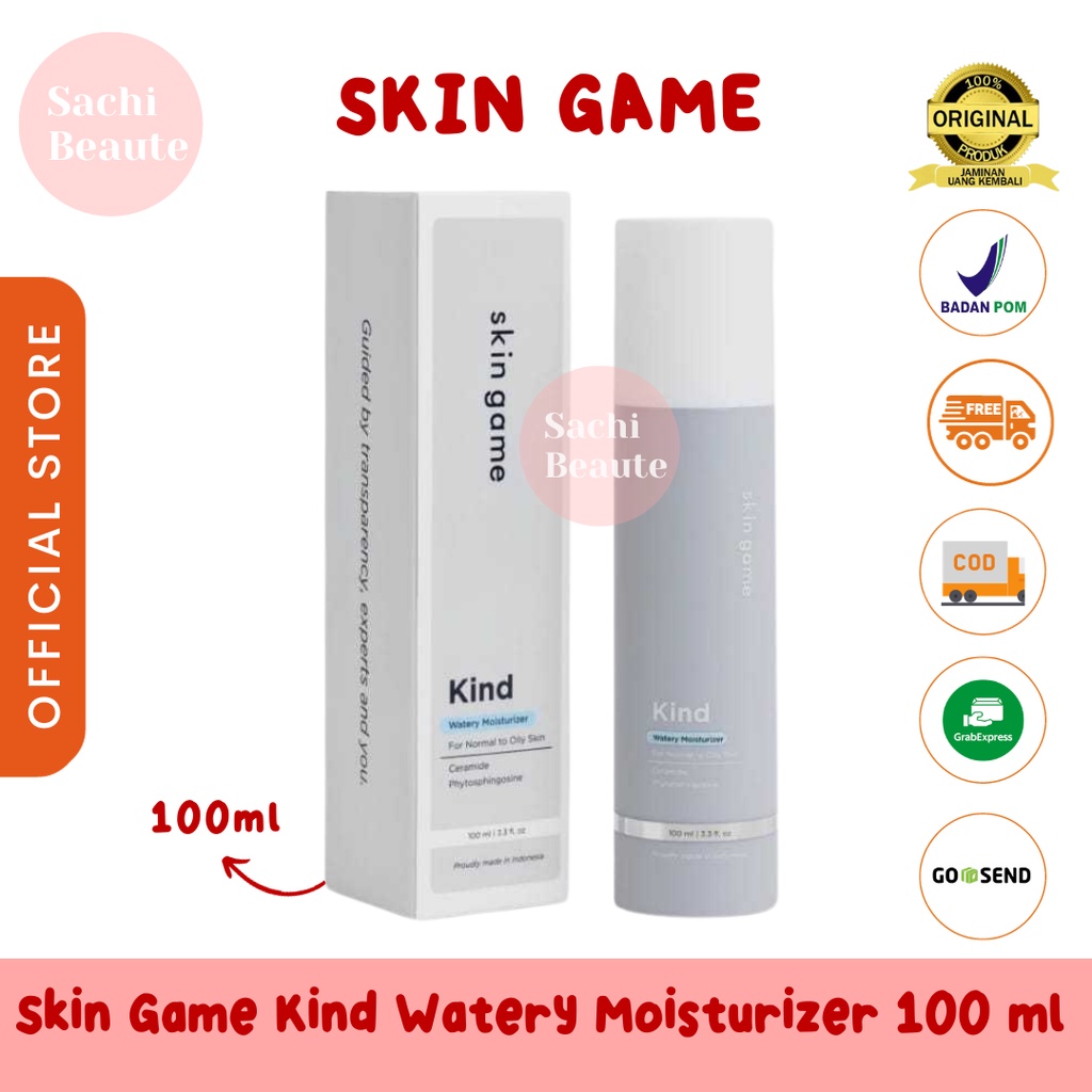 Skin Game Kind Watery Moisturizer 100 ml Facial Moisturizer | Shopee ...