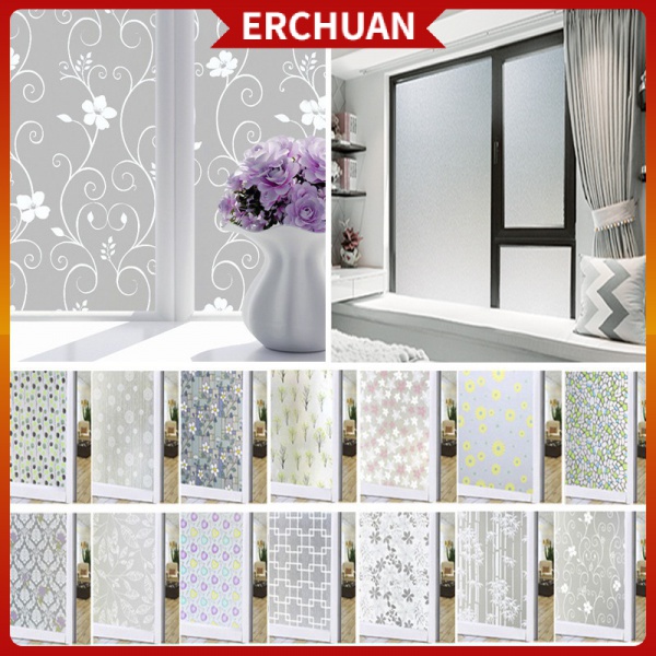 Window Glass Sticker 60cm x 200cm DIY Self Adhesive Glass Door Sticker ...