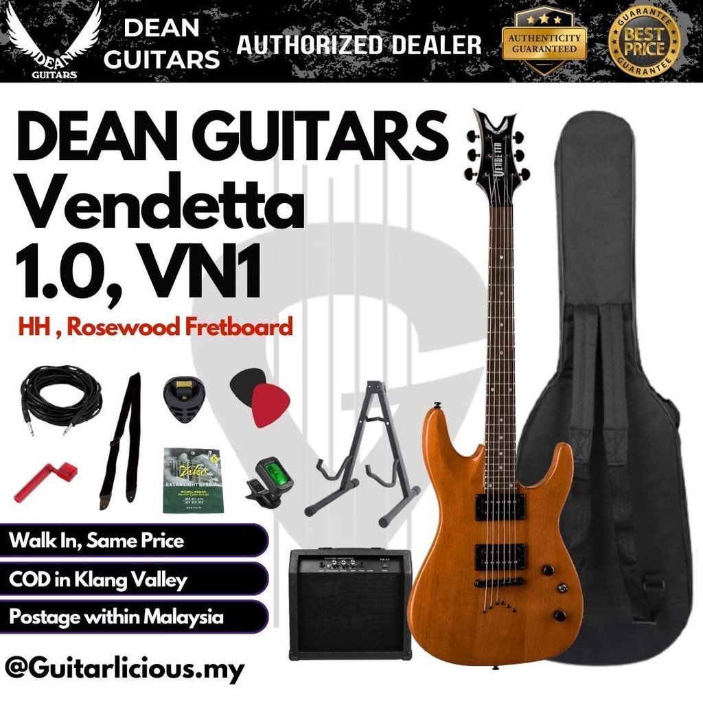 Dean Vendetta 1.0 VN1, Rosewood Fretboard Electric Guitar , Gloss ...
