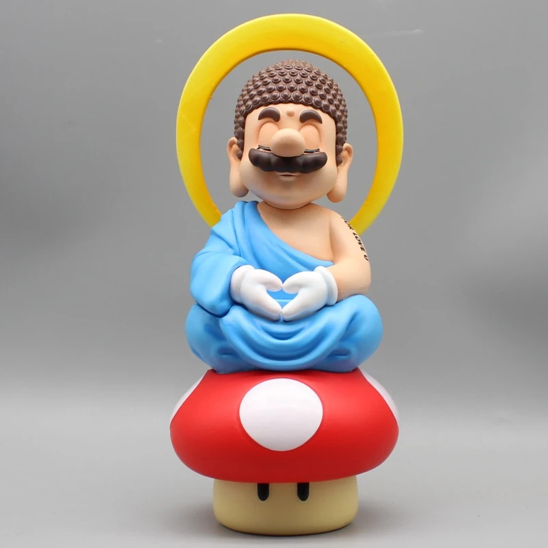 24cm Super Mario Cos Buddha PVC Action Figure | Shopee Malaysia