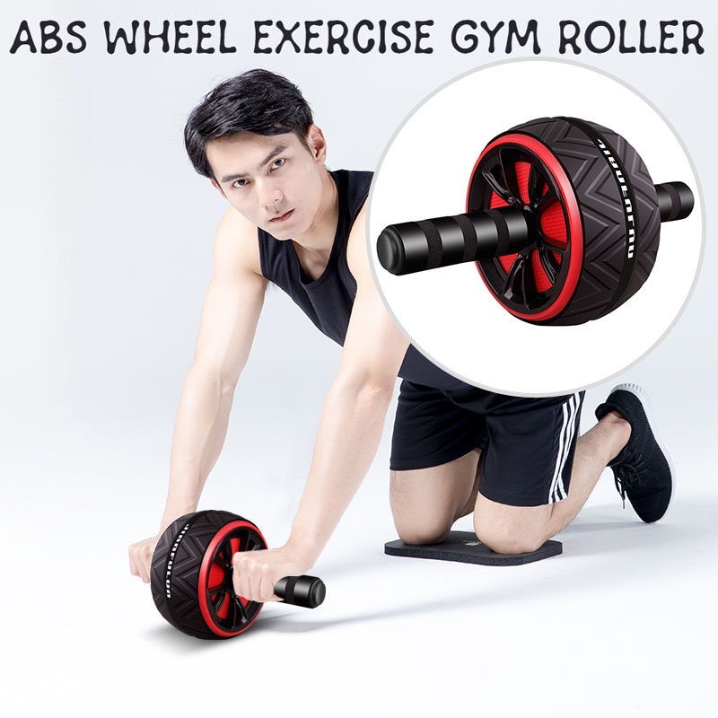 Abs Wheel Exercise Gym Roller Abdominal Core Fitness Muscle Trainer ...
