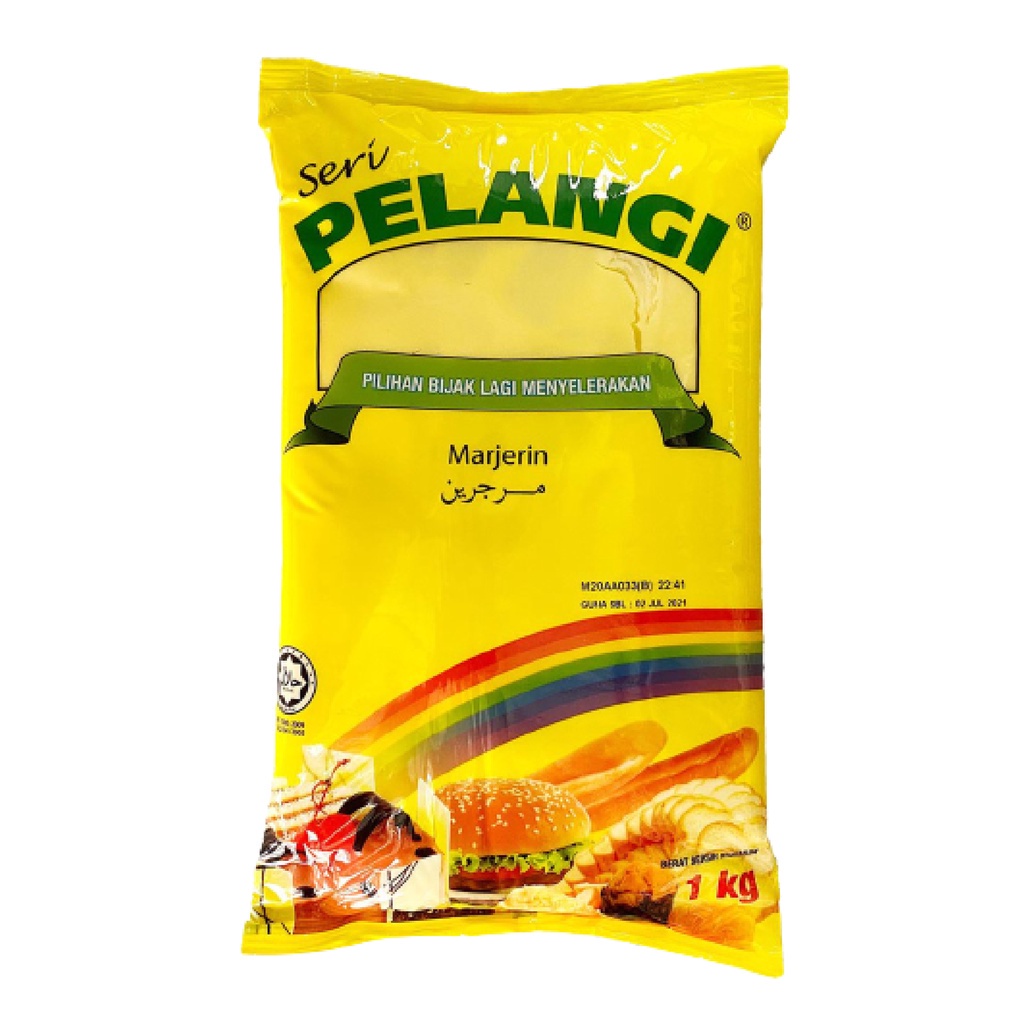 [LIVE] FREE SHIPPING[WM ONLY] Seri Pelangi Margarine 1KG/ Seri Pelangi ...