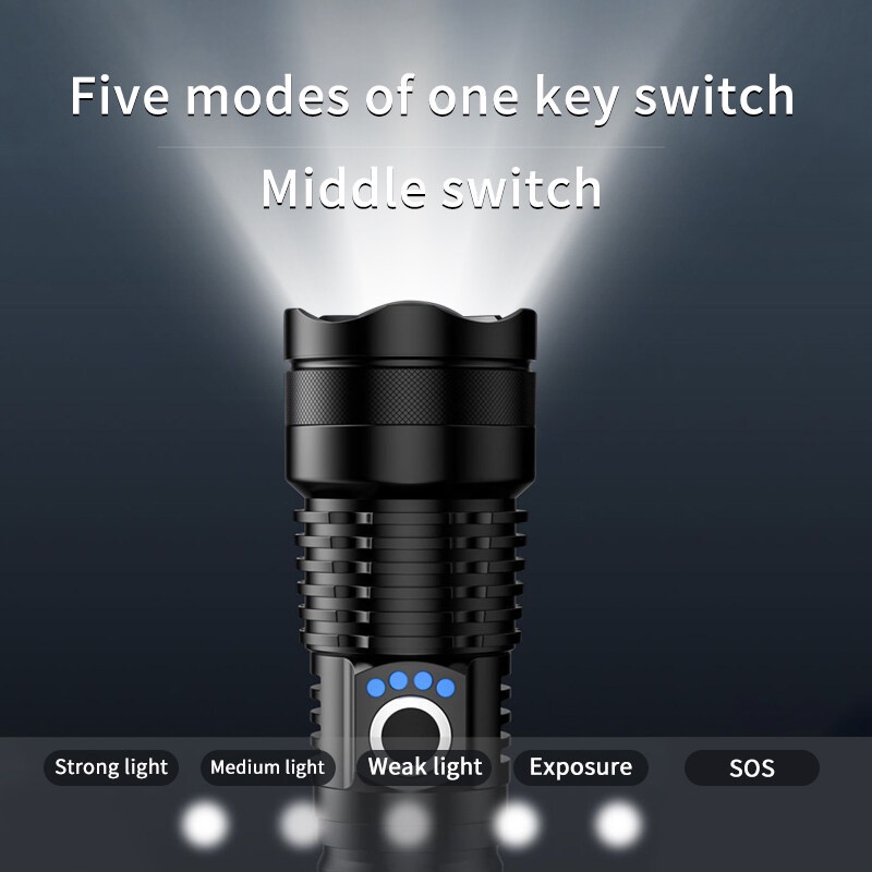 High Lumen Torchlight X71 XHP90 Super Bright 5000 Lumens Led Flashlight ...