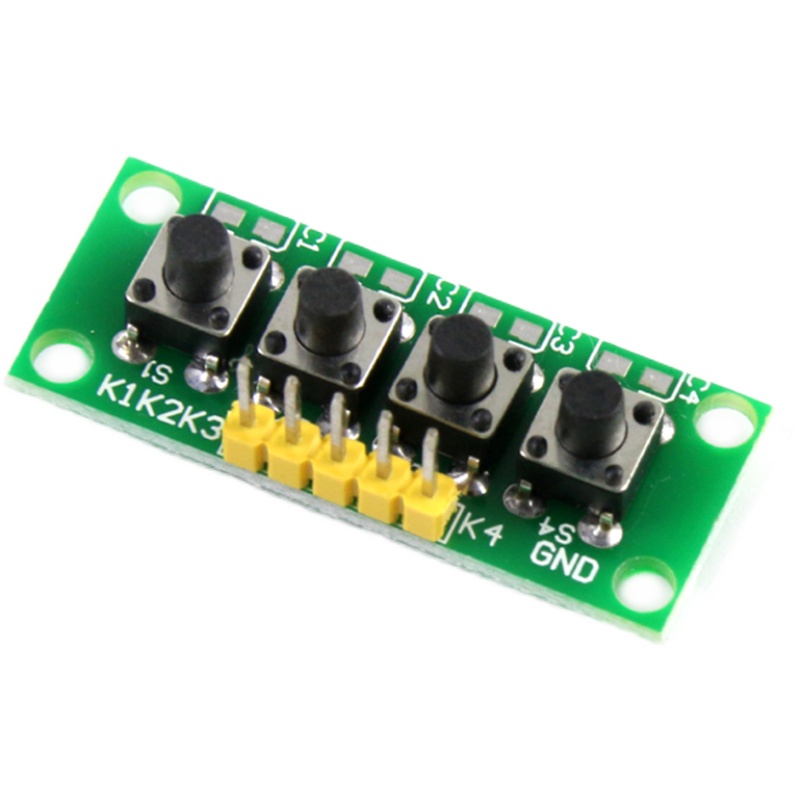 4 Bit Independent Keyboard Module Four Button Light Touch Button Micro