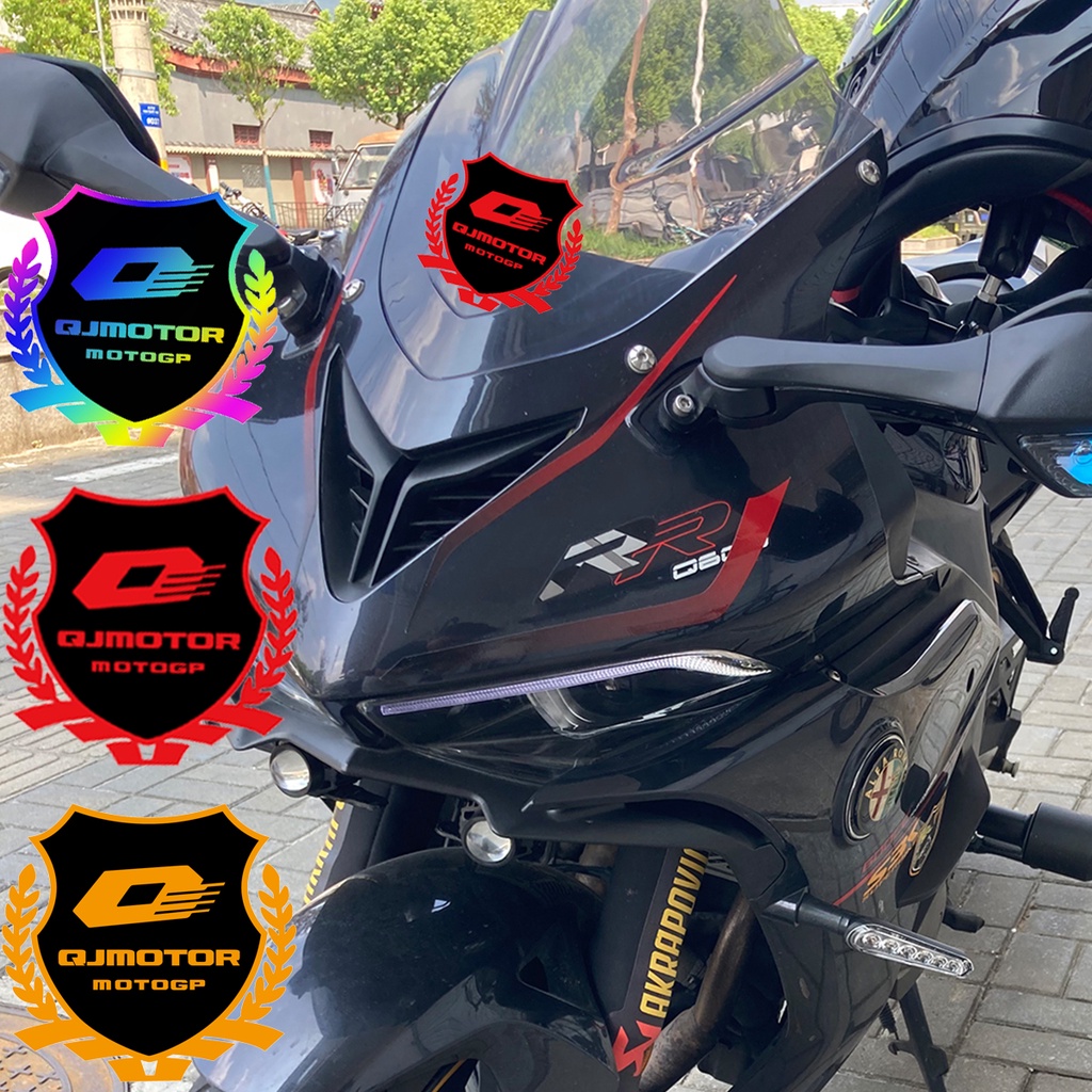 Motorcycle Front Logo Sticker Suitable for Qianjiang QJMOTOR 600 350 ...