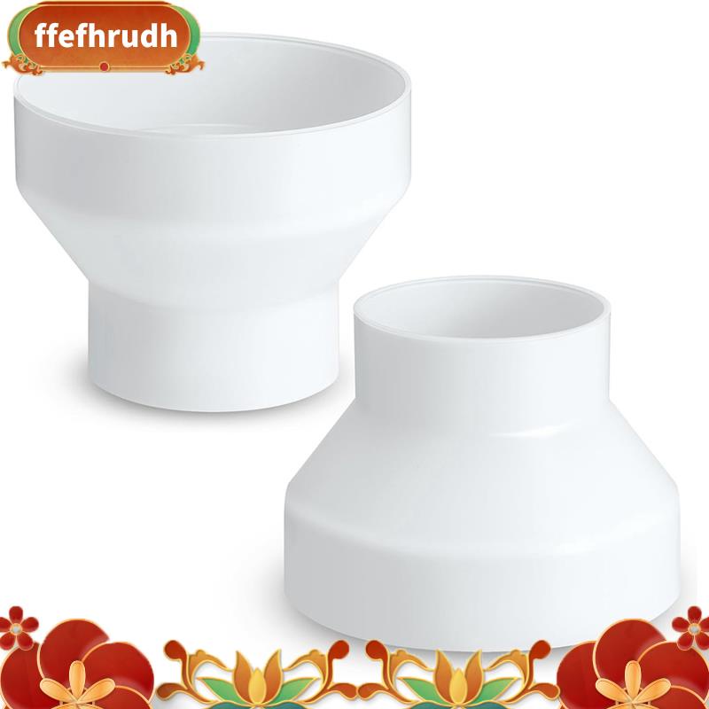 6 to 4 Inch Duct Reducer Increaser ABS Air Duct Adapter Duct Fan or ...