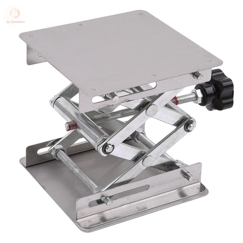 10*10cm Steel Lab-Lift Lifting Platforms Lab Tool Jack Scissor Stand ...