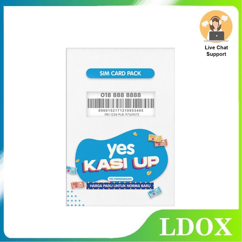 SIM CARD YES PREPAID ( RM5 FREE ) MNP KEKAL NUMBER LAMA, NEW NUMBER ...
