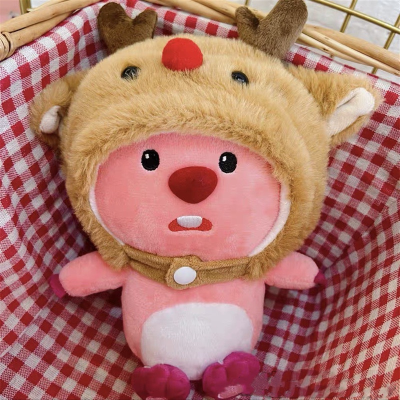 Loopy Pororo reindeer teddy bear, cute Korean cartoon fish hat, many ...