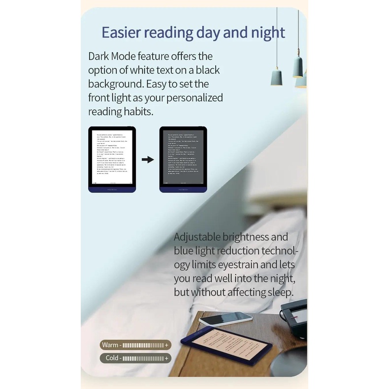 Original Meebook M6 E-book Reader 6 inch E-ink 300PPI Screen Ereader ...