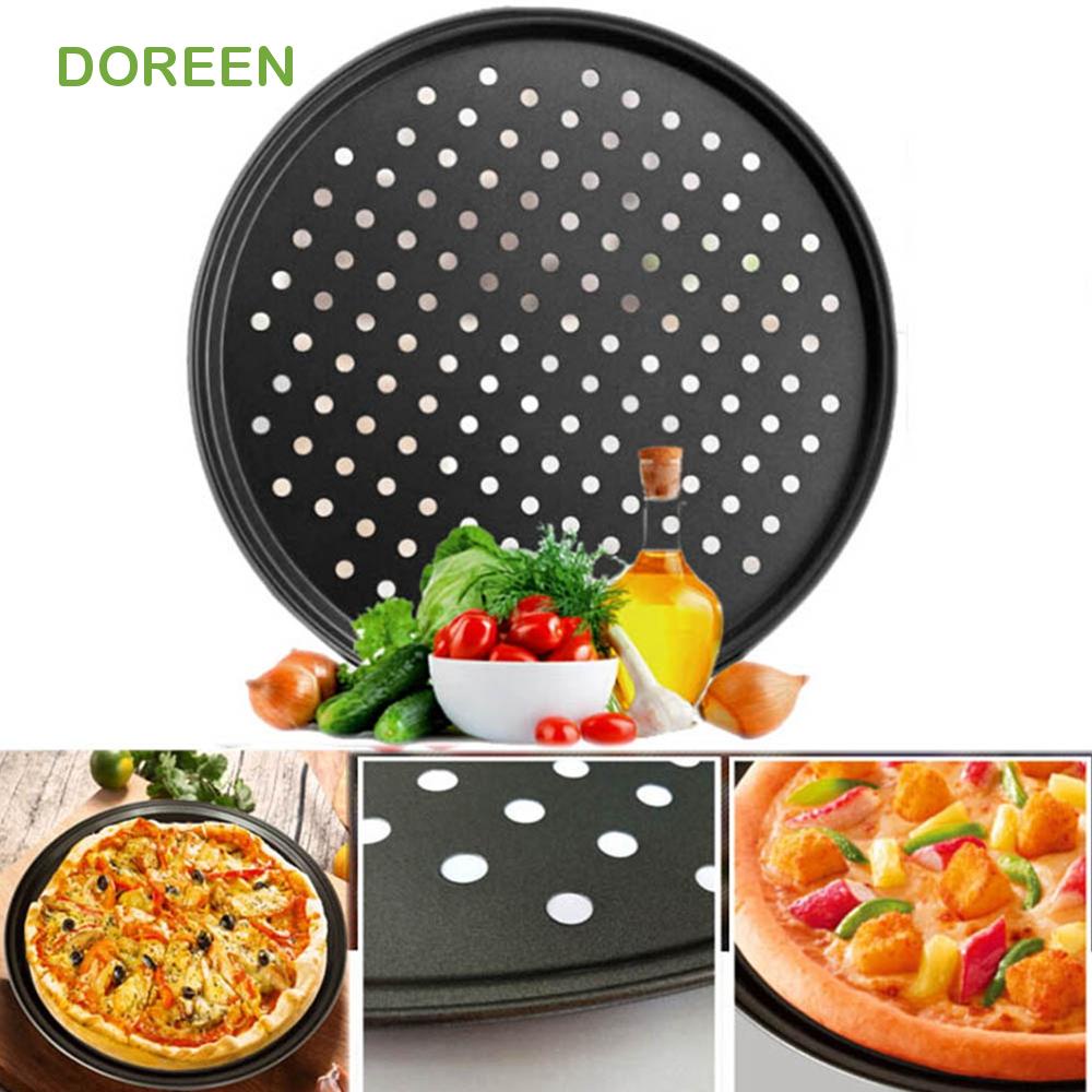 DOREEN Pizza Pans Professional 6/7/8/9 inch Pizza Mesh Tray Pancake ...