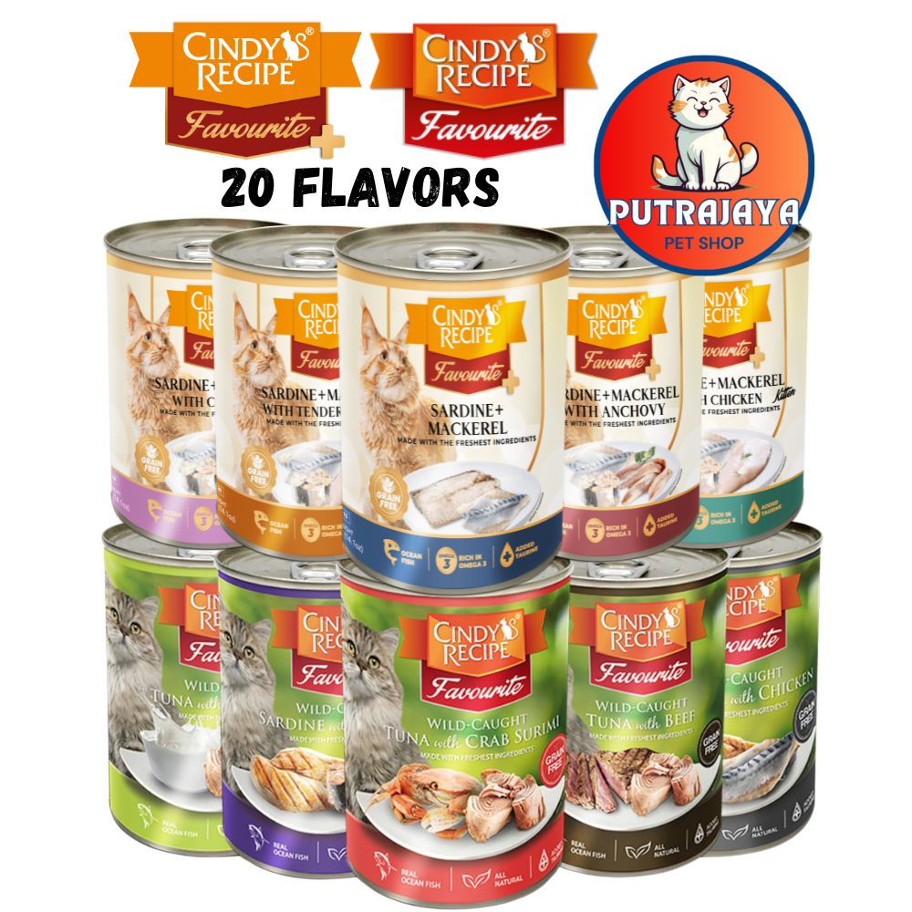 Cindy's Recipe Favourite 400g Canned Food - Cat Wet Food | Shopee Malaysia