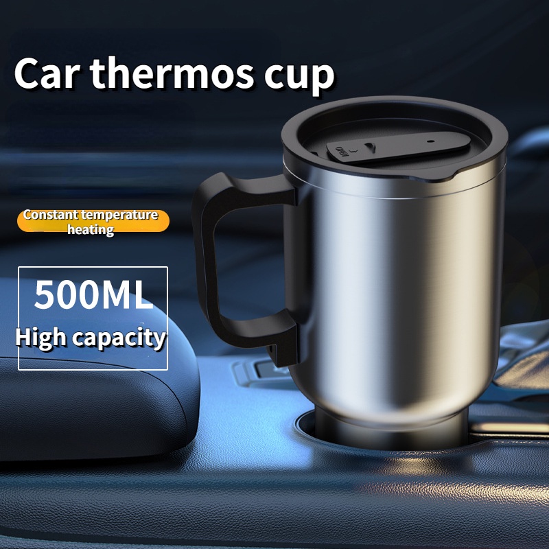 12V Car Heating Cup Electric Kettle Cars Thermal Heater Cups Boiling ...