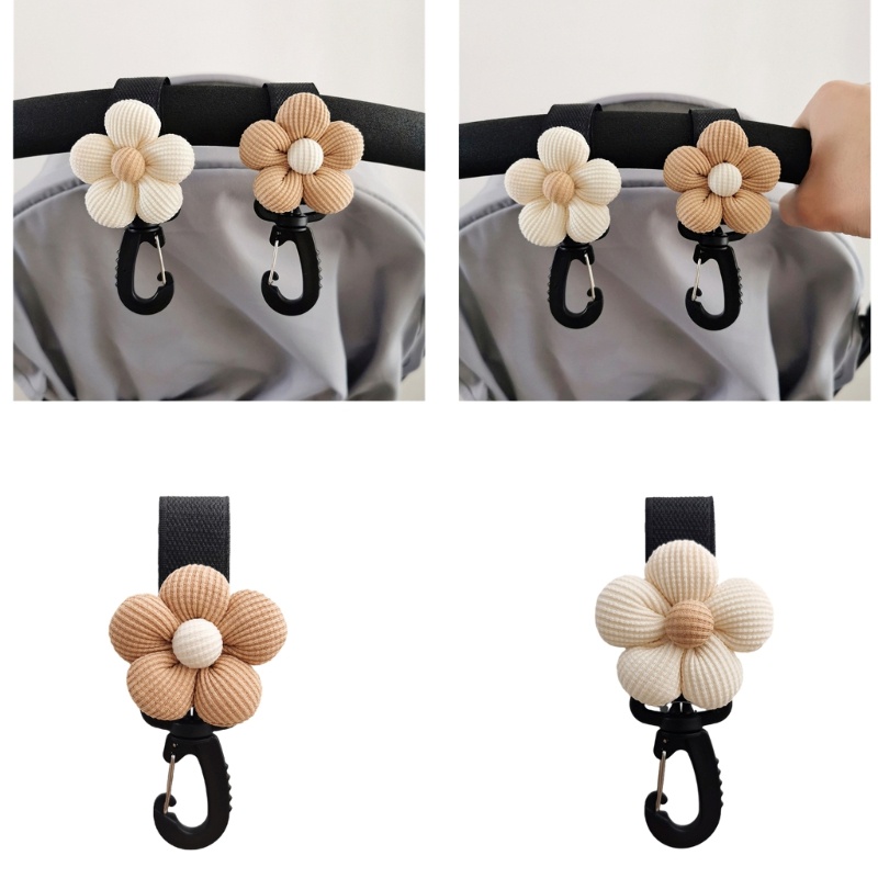 mtt Flower Cute Baby Stroller Hook Pram Organiser Rack Infant Cart ...