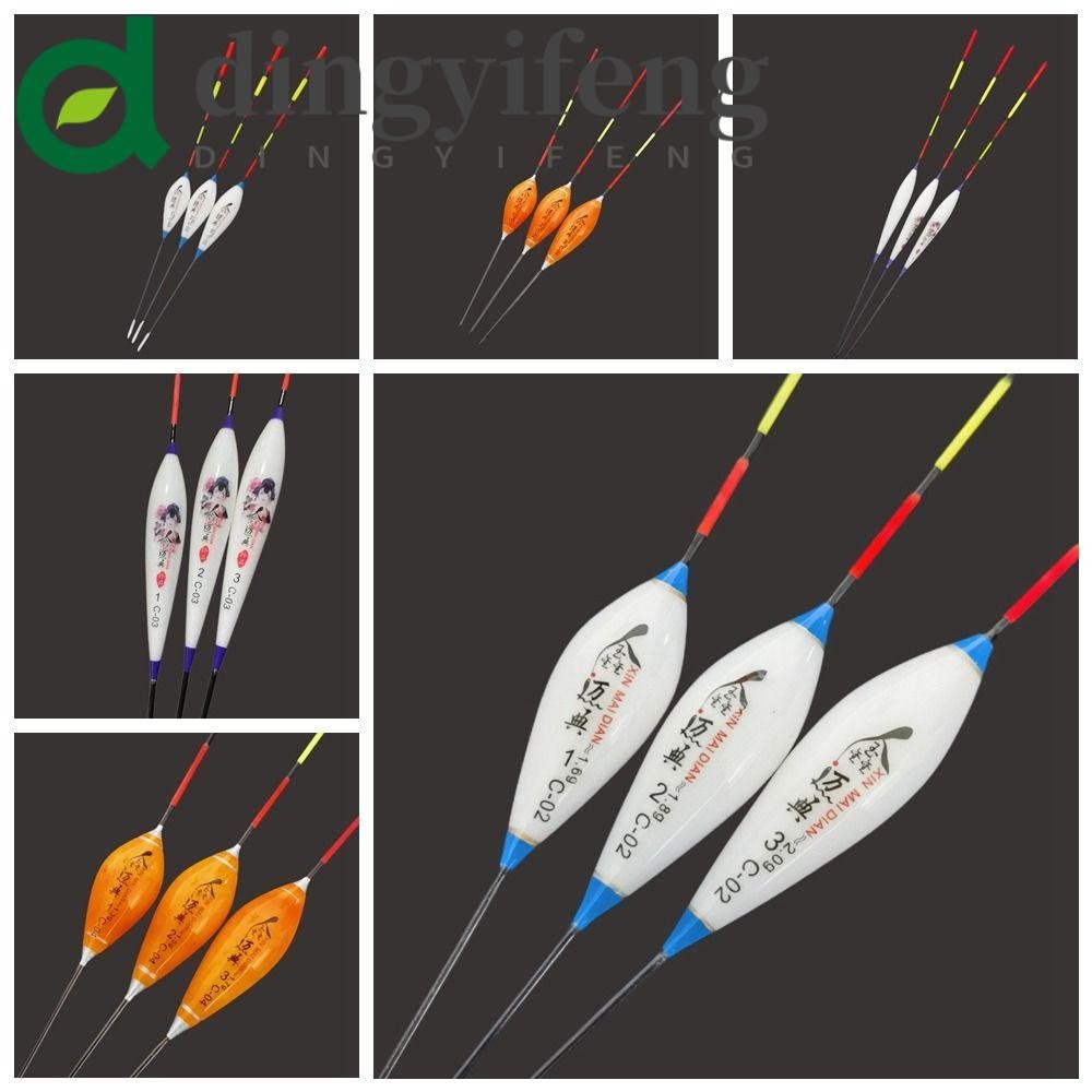 DINGYIFENG Fish Float, White High Sensitivity High Sensitivity Crucian ...