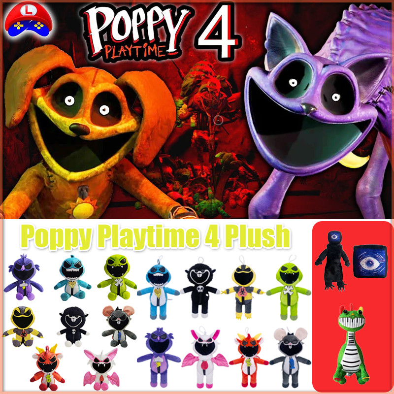Poppy Playtime Chapter 4 Horror Game Plushie Scary Eyes Pattern Throw ...