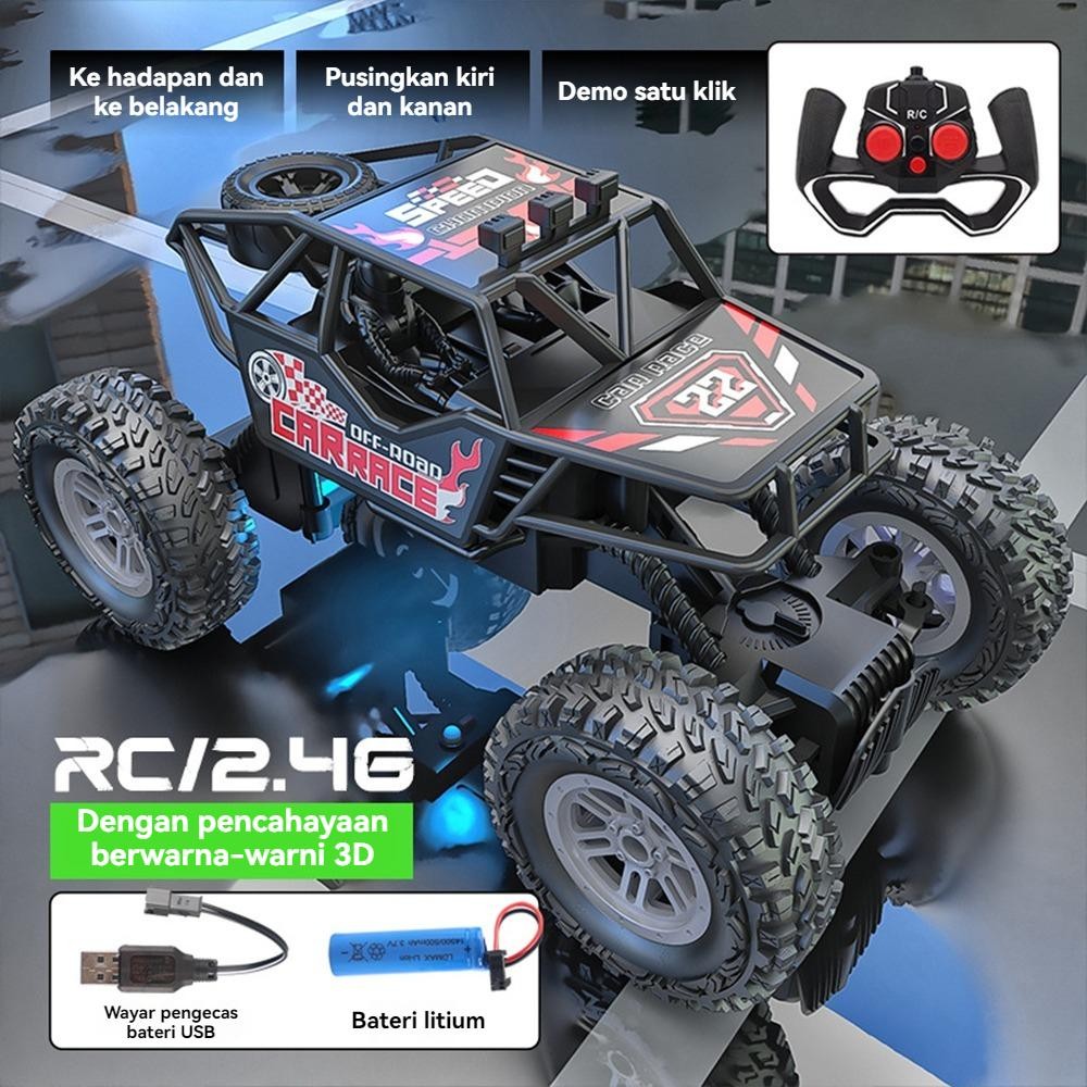 Remote Control Car Terrains Crawler RC Stunt Car Rechargeable Battery ...