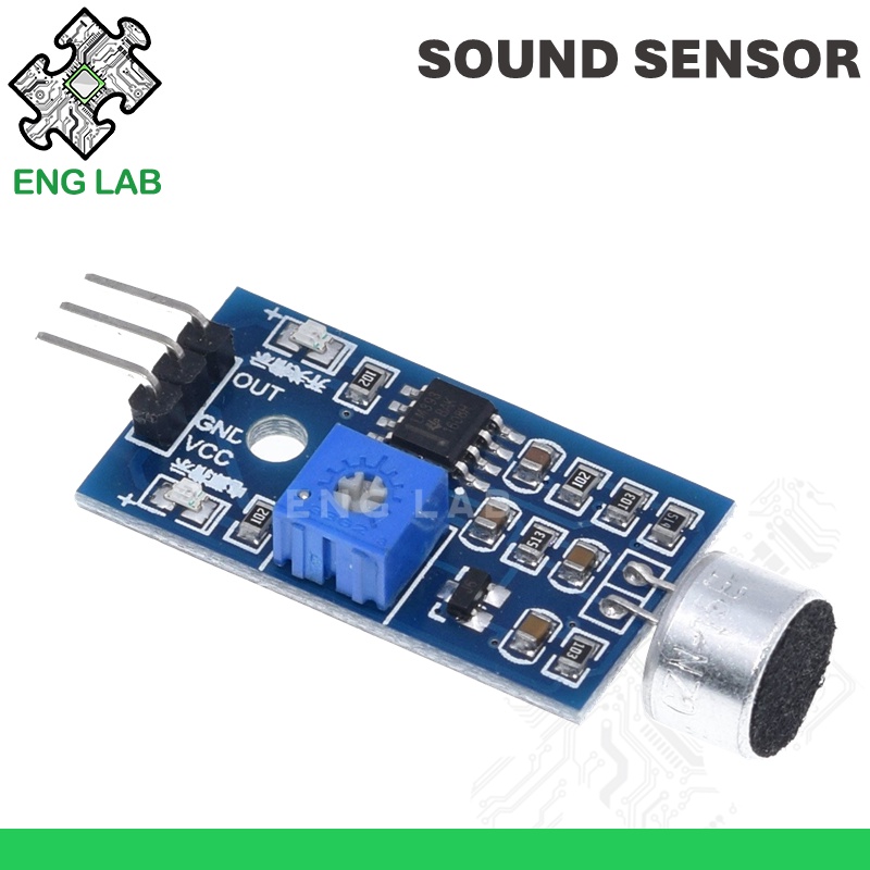 ENGLAB★Microphone Sound Audio Detection Sensor Module Sensitivity ...
