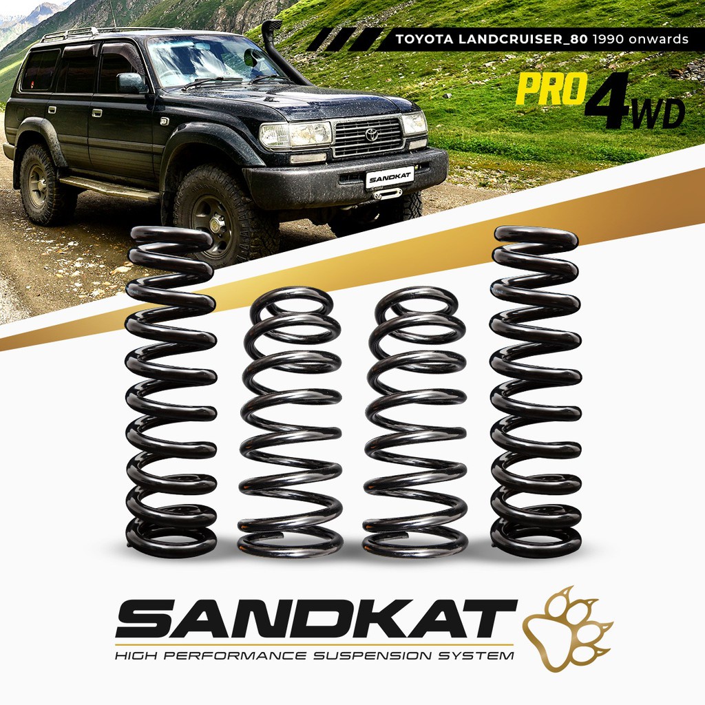 Sandkat 4x4 For land cruiser 80 2" 3" 4"Coil Spring per pair | Shopee ...