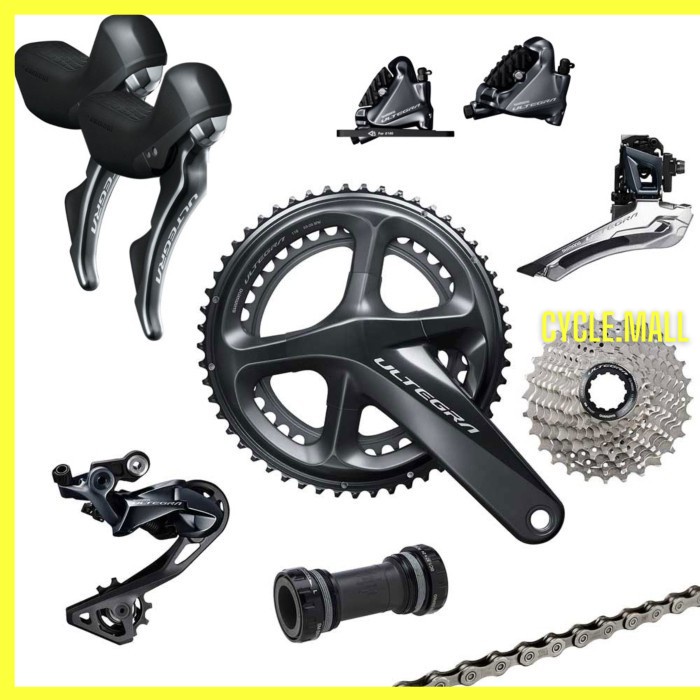 10% OFF Shimano Ultegra R8020 2 x 11 Speed Hydraulic Disc Brake ...