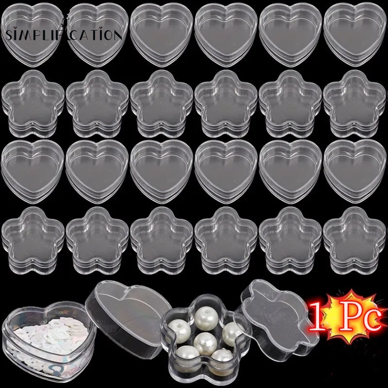 1 Pc Waterproof Portable Small Plastic Packaging Box/ Transparent Rings ...