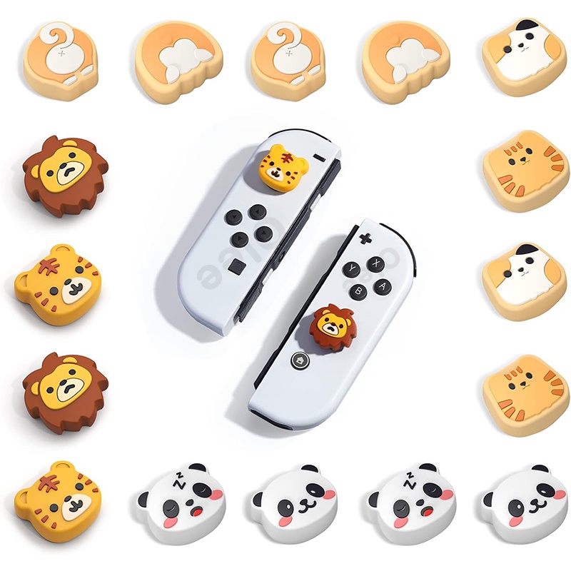 Animals Switch Thumb Grip Caps for Nintendo Switch/OLED/Lite Joycon ...