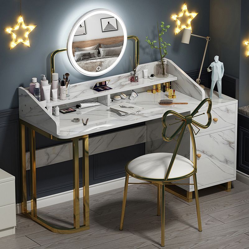 Light Luxury Dressing Table Storage Cabinet Integrated Bedroom Dresser ...