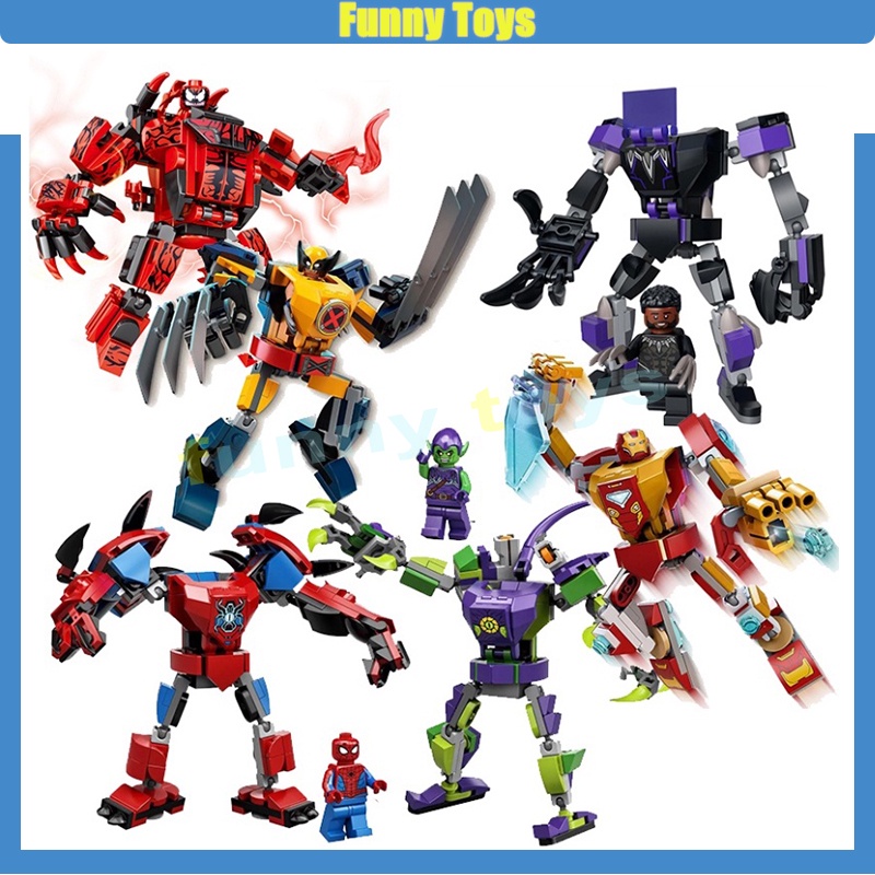 Super Heroes Mecha Marvel Super Heroes 76140 76146 76169 76141 76168 ...