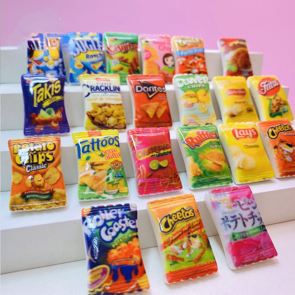 Cartoon Tattoos Food Jibbitz Croc Cheetos Snack Jibbits Charm Potato ...