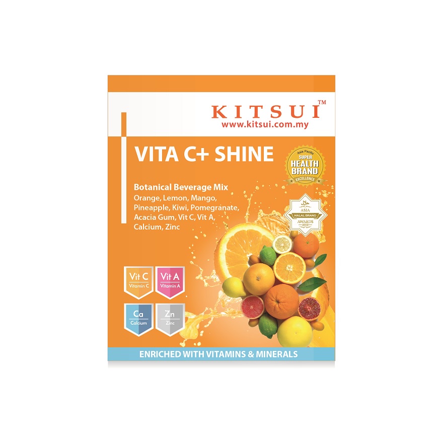 KITSUI Vita C+ Shine 10 sachets x 15g | Shopee Malaysia