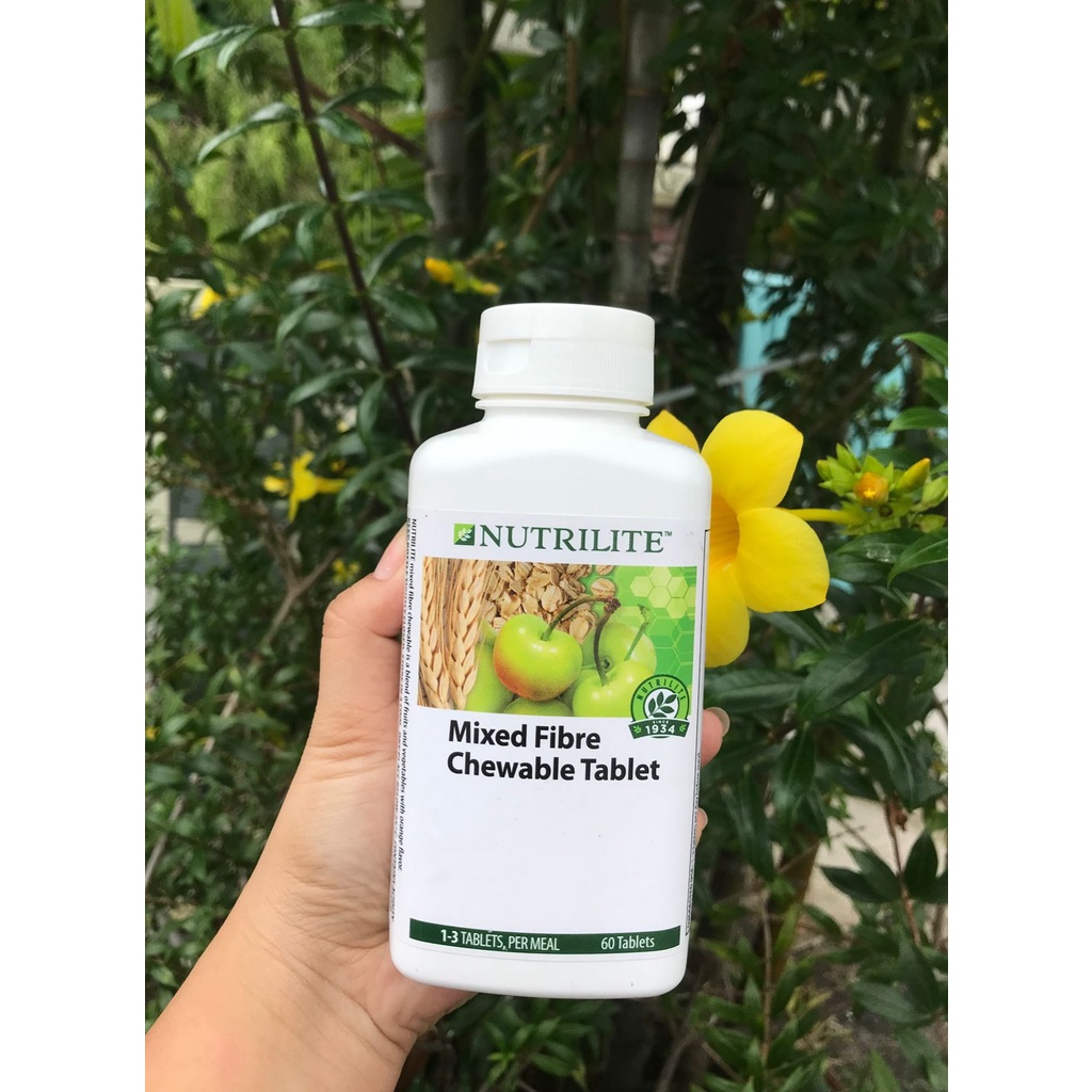 Amway Nutrilite Mixed Fibre Chewable Tablet - 60 Tab | Shopee Malaysia