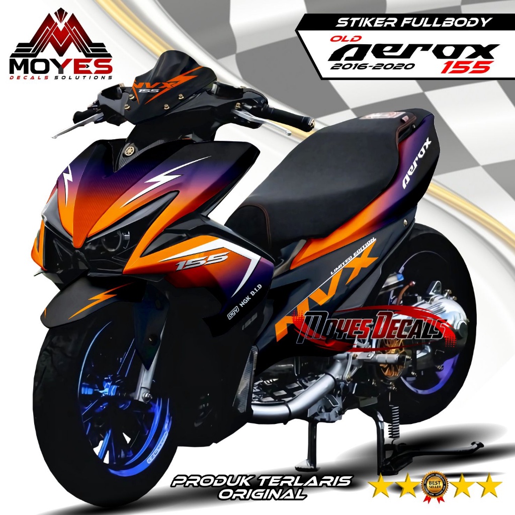 Newest Decal Aerox OLD Fullbody 155 Fullbody Motif 2 Colors Sticker ...