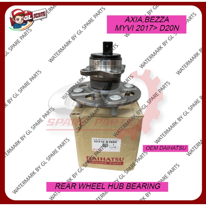 REAR WHEEL BEARING ASSY PERODUA MYVI D20N 2017> NEW AXIA BEZZA @1PC ...