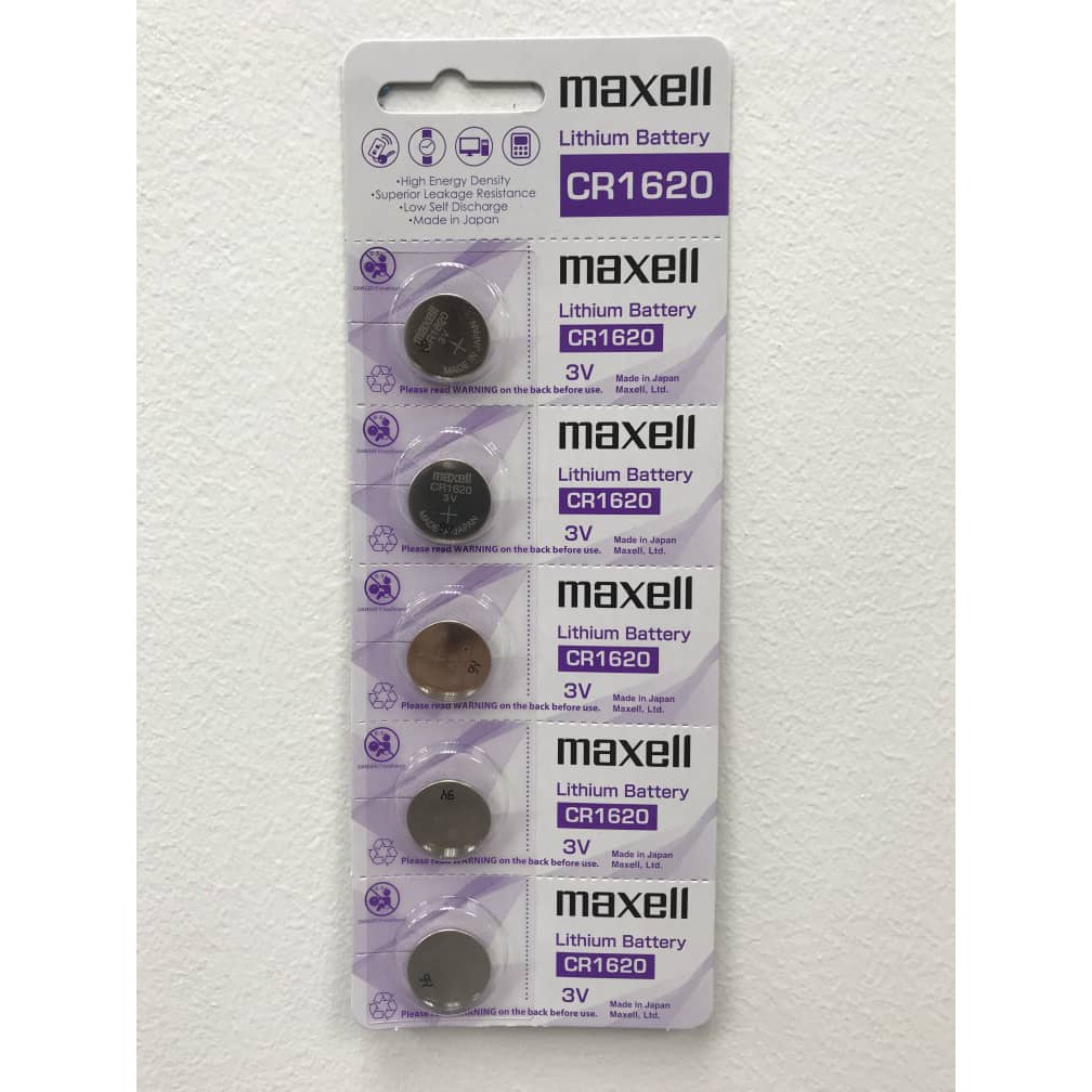 CR1620 Original Maxell Lithium Coin Cell Battery | Shopee Malaysia