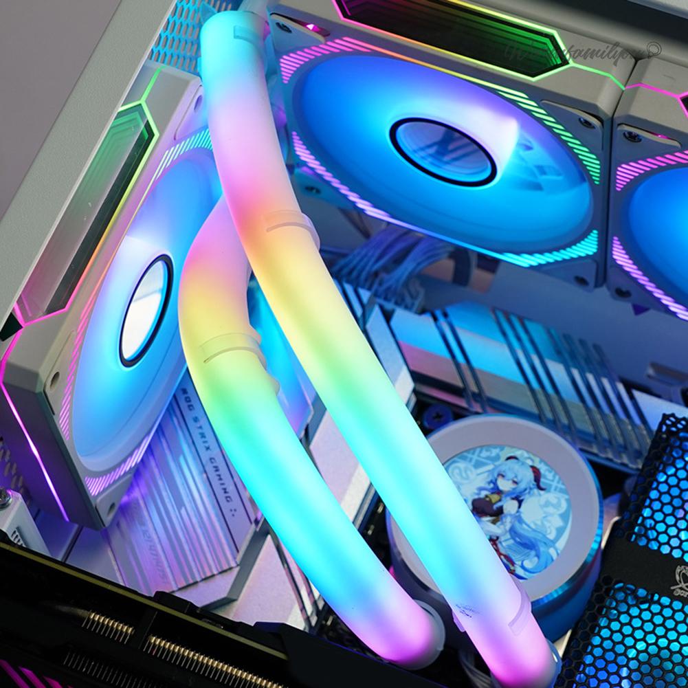 COOLMOON Hose Pipe 5V 3PIN ARGB Vest CPU Liquid Cooler Aura Sync ...