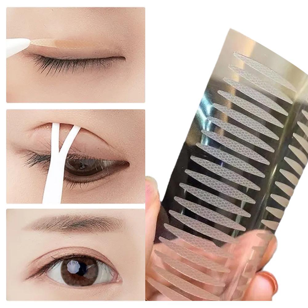 Olive Double Eyelid Patch Invisible Natural Beauty Mesh Fiber Strip ...