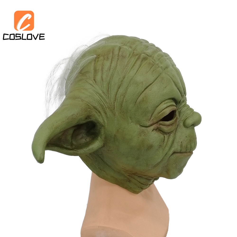 Star Wars Master Yoda Cosplay Pops Mask Suit for Cos Jedi Headgear ...