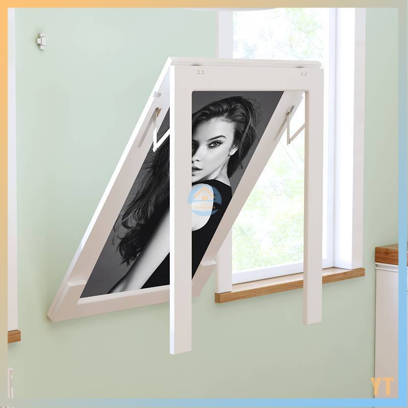 Wall-mounted wall folding dining table bar invisible multifunctional ...