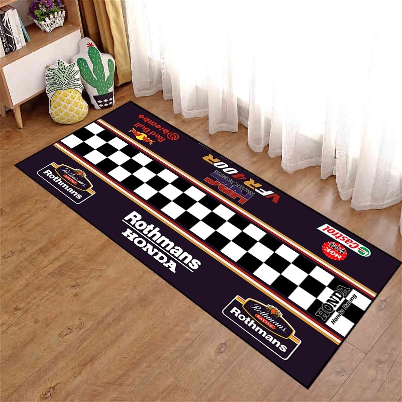 50x160cm Motorcycle Display Mat Anti-Slip Carpet Racing Moto Carpets ...
