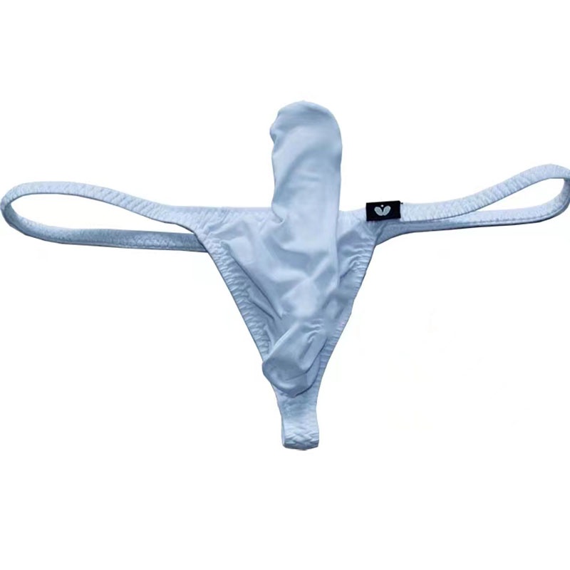 Mens Milk Muscle Super Elastic Underwear Low Rise Elephant Trunk Thong