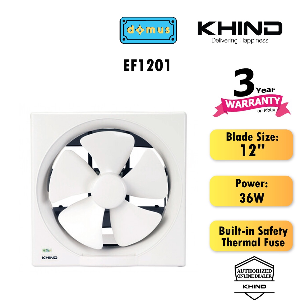 Khind Exhaust Fan (12") EF1201 | Shopee Malaysia
