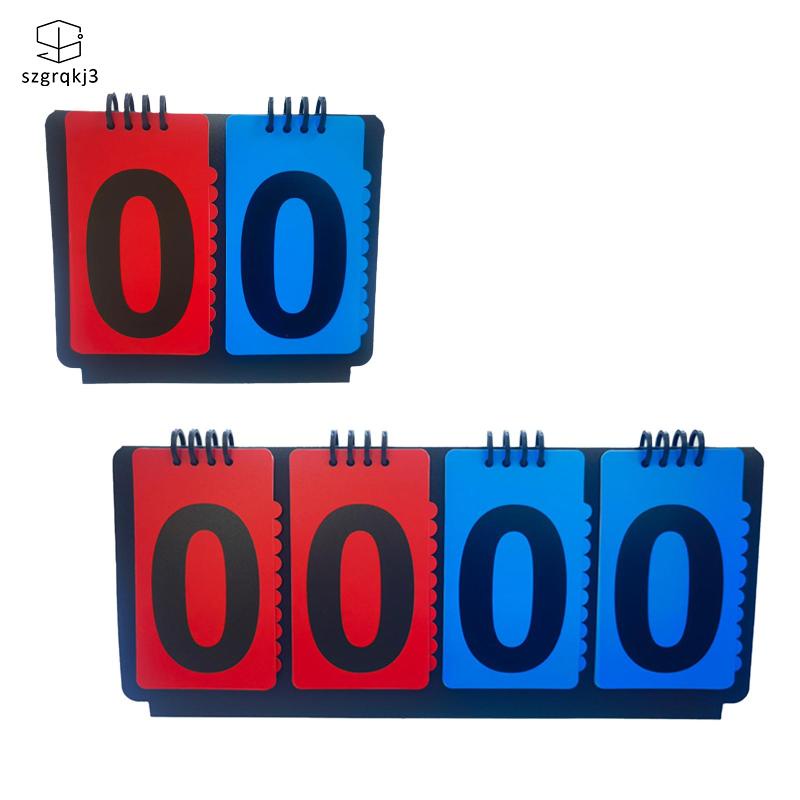[szgrqkj3] Sports Scoreboard Manual Score Flip Cards Lightweight Score ...