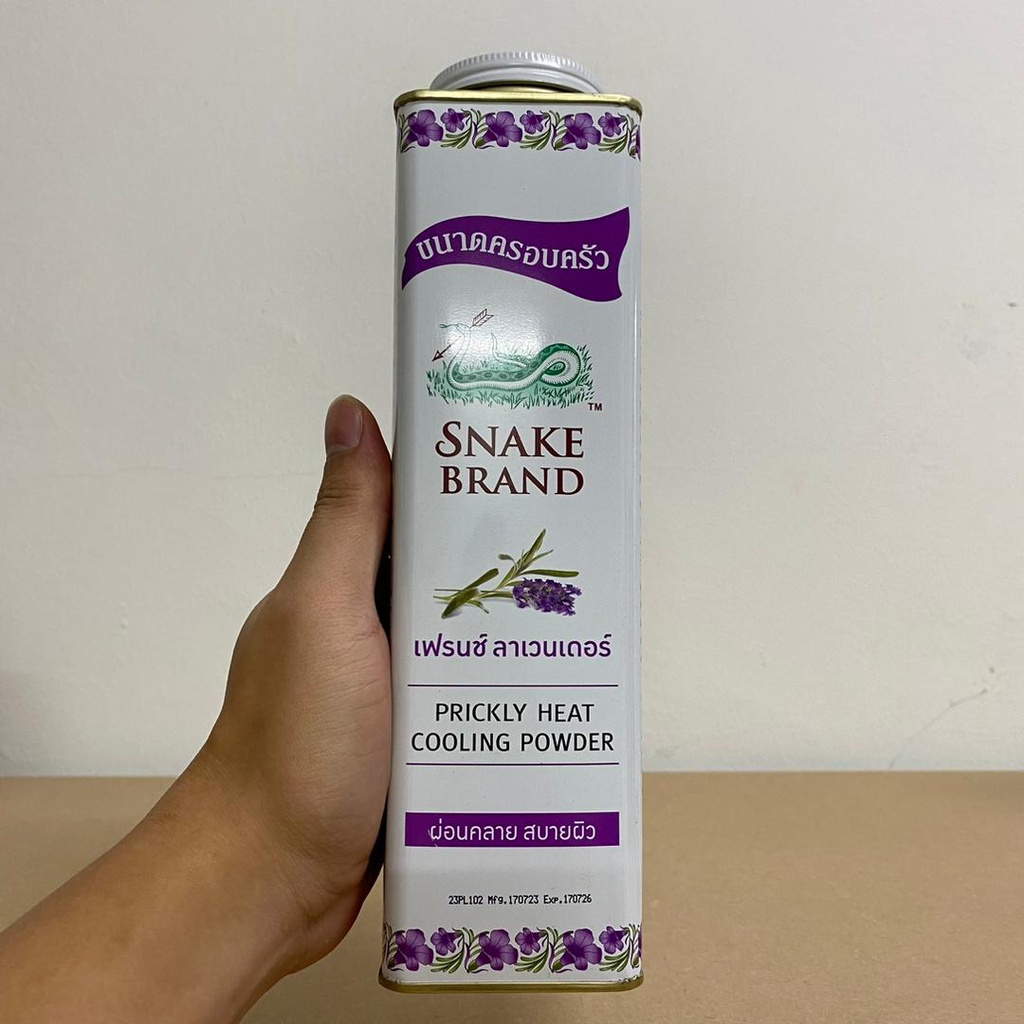 420g Thailand Snake Brand Prickly Heat Cooling Talcum Powder Original ...