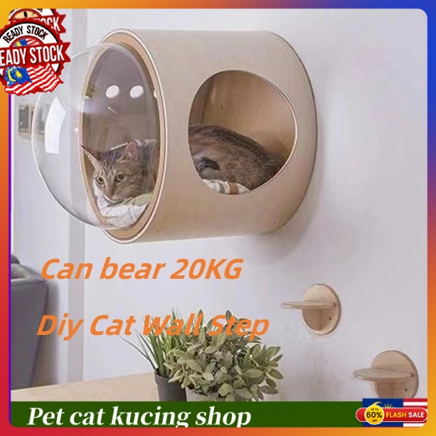 DIY Cat Wall Mounted Shelf Cat Spaceship Alpha House Cat Bed Space ...
