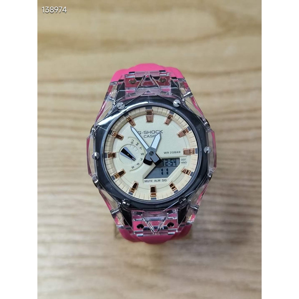 CASI*O G-shock GA-2100SRS AP Series Pink Sports Watch Yubo Tattoo ...