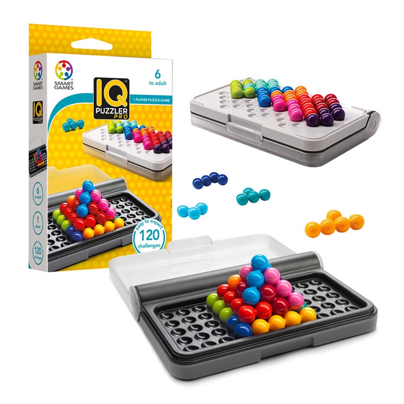 SmartGames IQ Puzzler Pro, a Travel Game for Kids and Adults, a ...