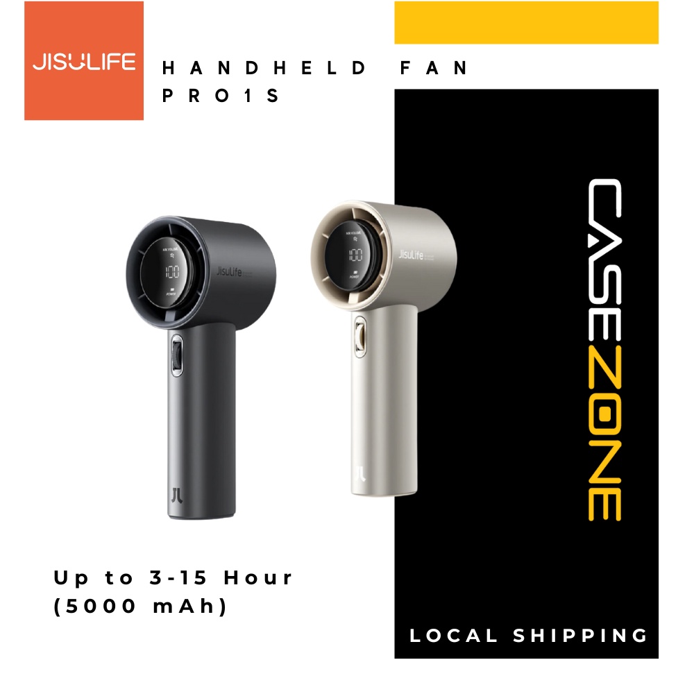 JISULIFE Handheld Fan Pro1S FA53,Speed(1-100) Adjustable Turbo Mini Fan ...