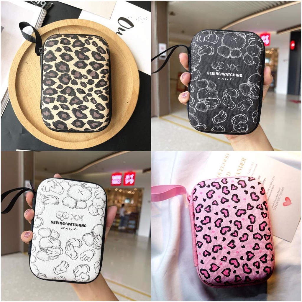 Cute Kaws Carry Case Cover Zipper Pouch for 2.5 Inch USB External HDD ...